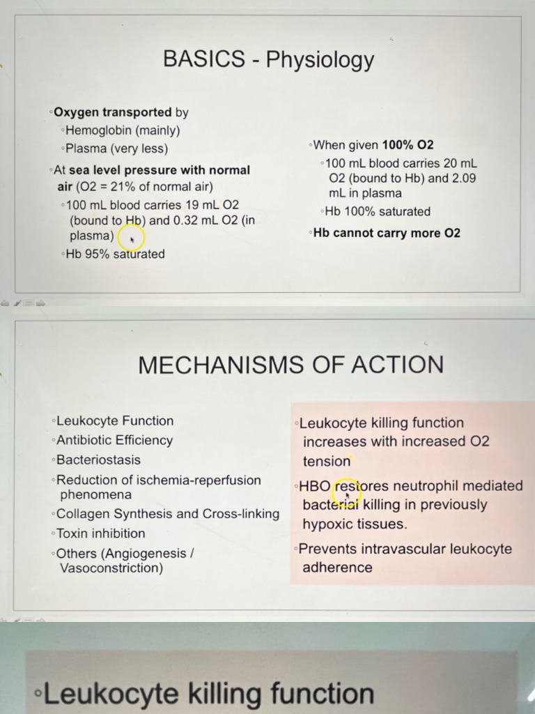 Hyperbaric Hbot | PDF