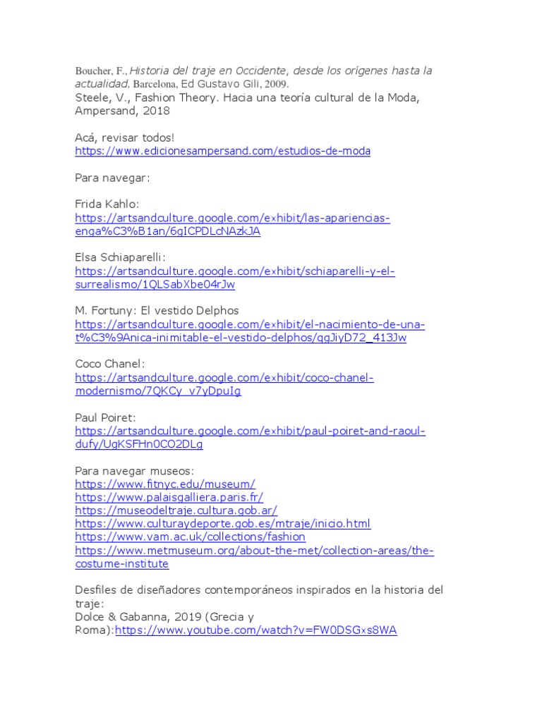 Sugerencias de Textos y Sitios | PDF