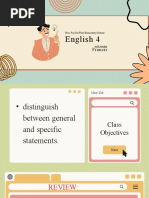 Lesson Plan in English Iv | PDF | Foods | Cuisine