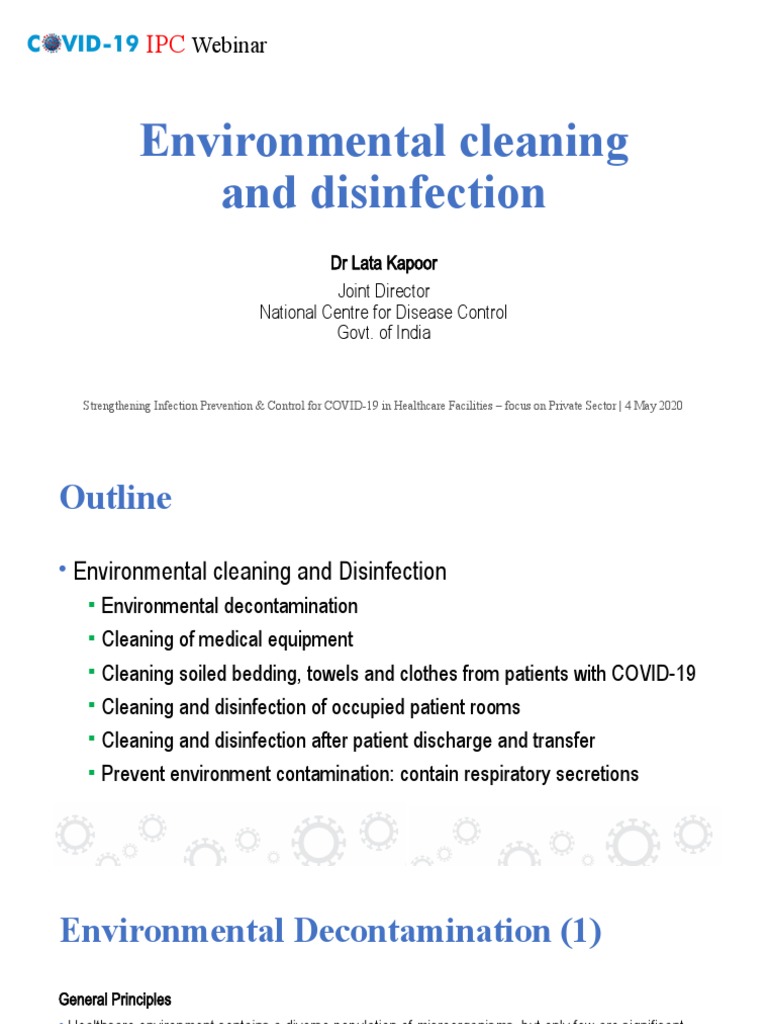 Environmental Cleaning for COVID-19 Care | PDF | Hygiene | Housekeeping