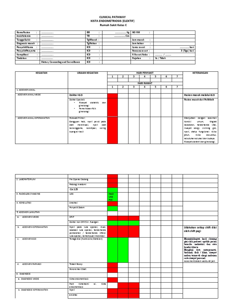 Pathway Kista Endometriosis Elektif | PDF