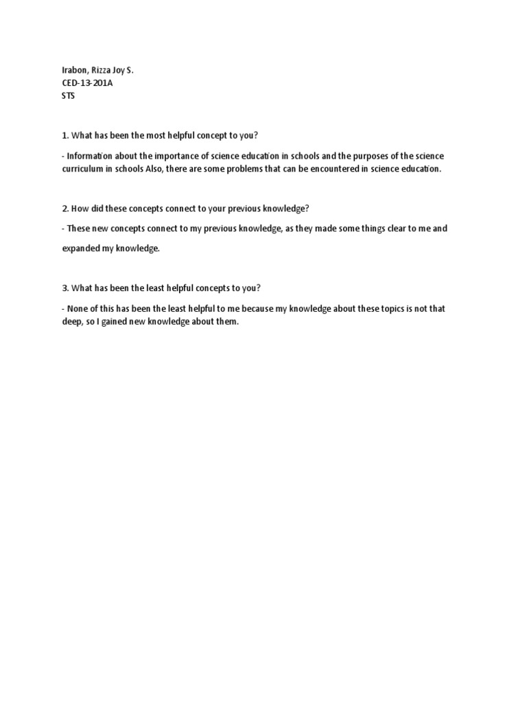 Importance of Science Education | PDF | Self-Improvement | Science ...