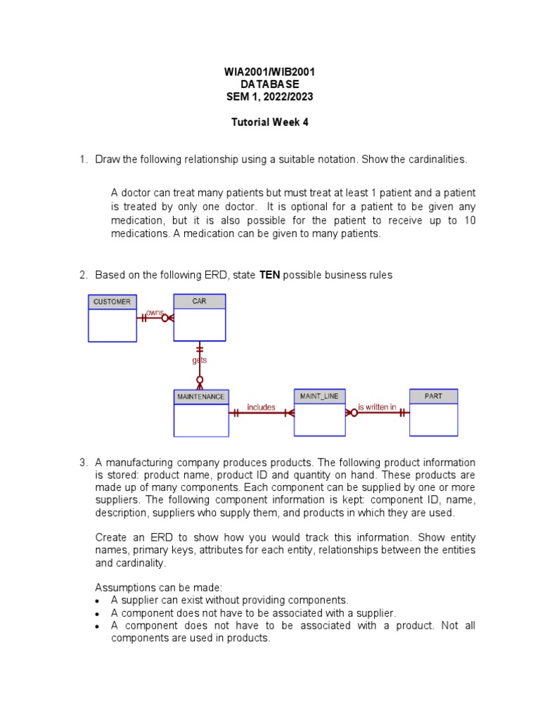 Tut Week 4 QUES - v1 | PDF
