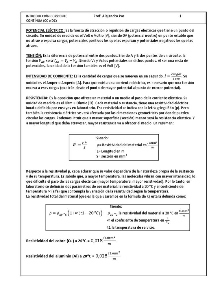 02 Introducción | PDF | Energia electrica | Corriente eléctrica
