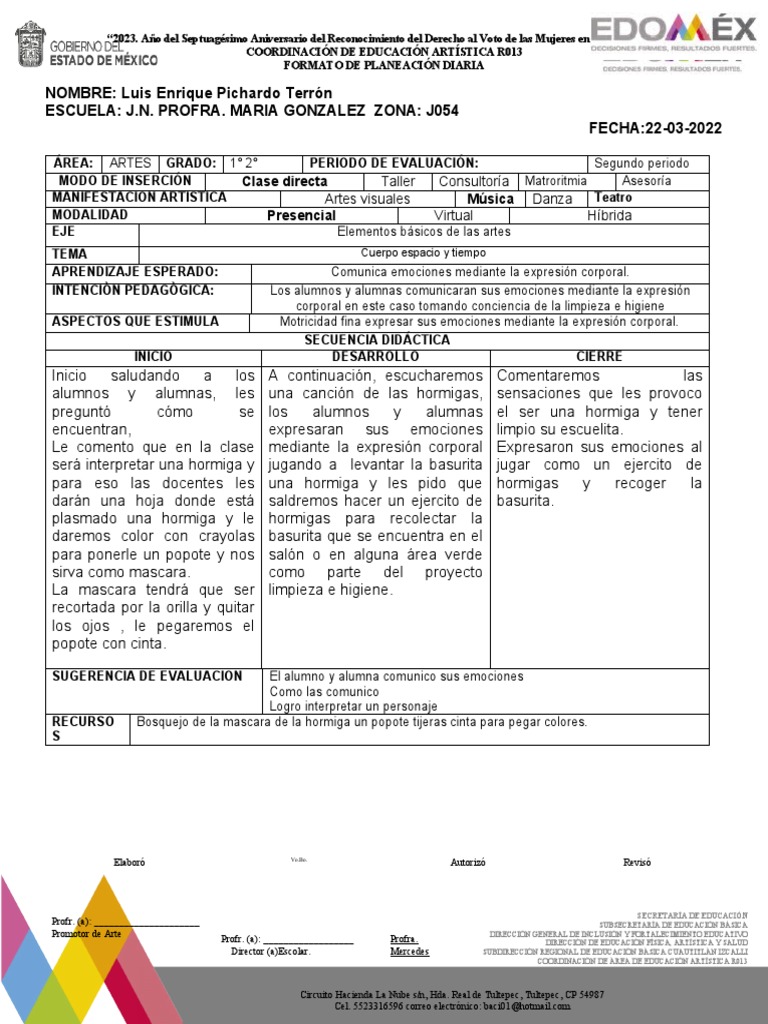 Plan Maria | PDF | Las emociones