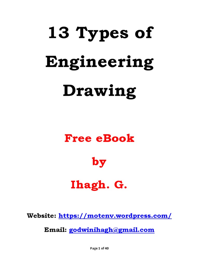 13 Types of Engineering Drawing Ebook | PDF | Visual Journalism ...