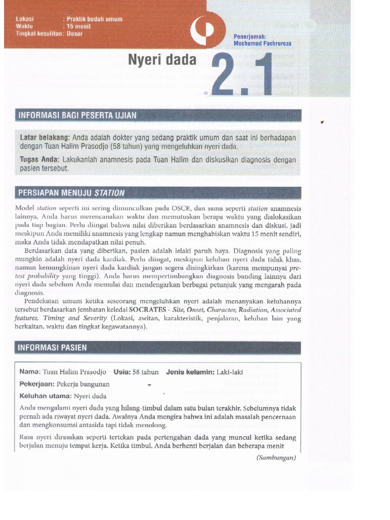 2.1 Nyeri Dada | PDF