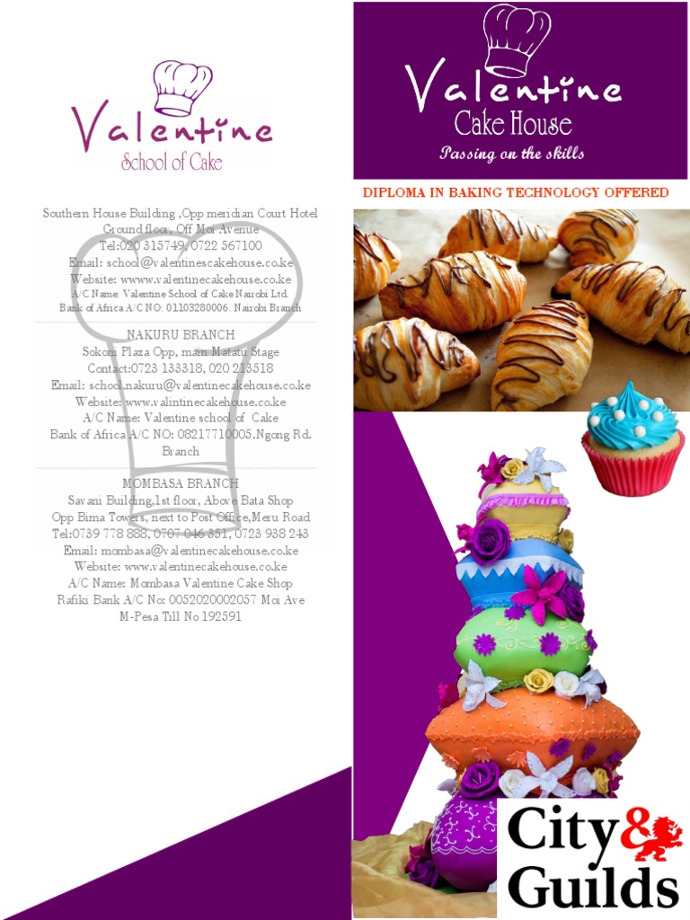 School of Cake Brochure | PDF | Cakes | Cooking