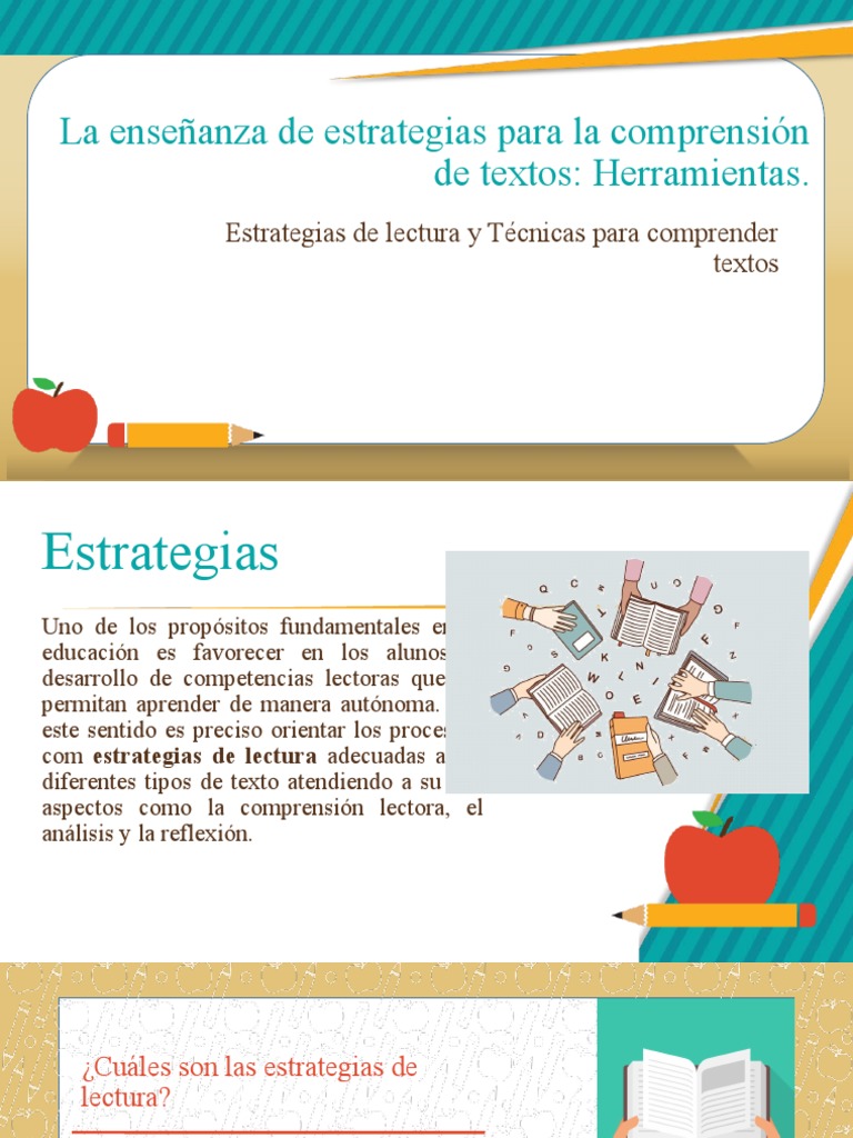 Estrategias para la Comprensión Lectora | PDF | Comprensión lectora ...