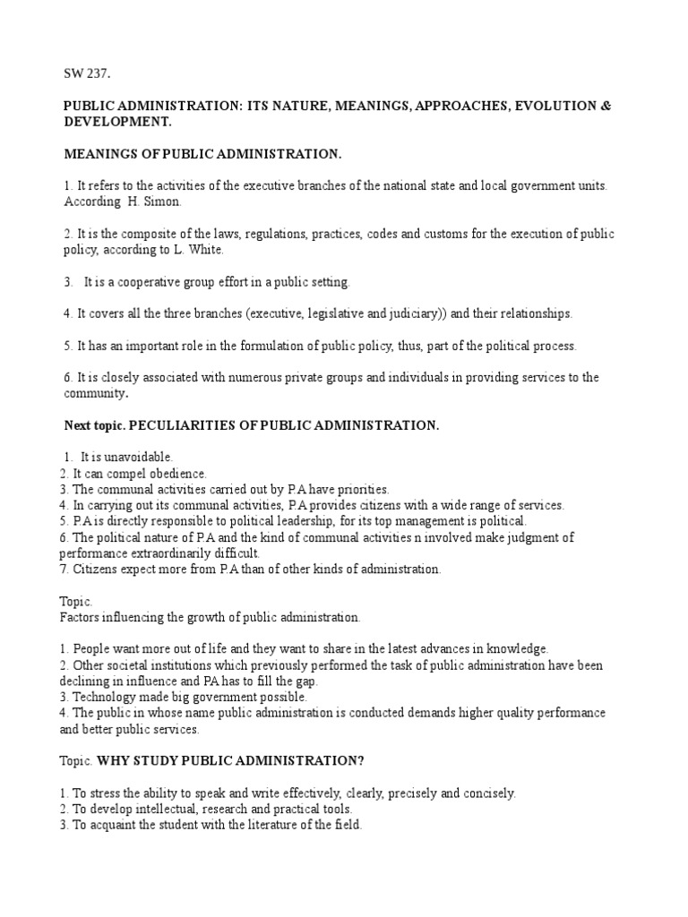 SW 237 Audio | PDF | Public Administration | Governance