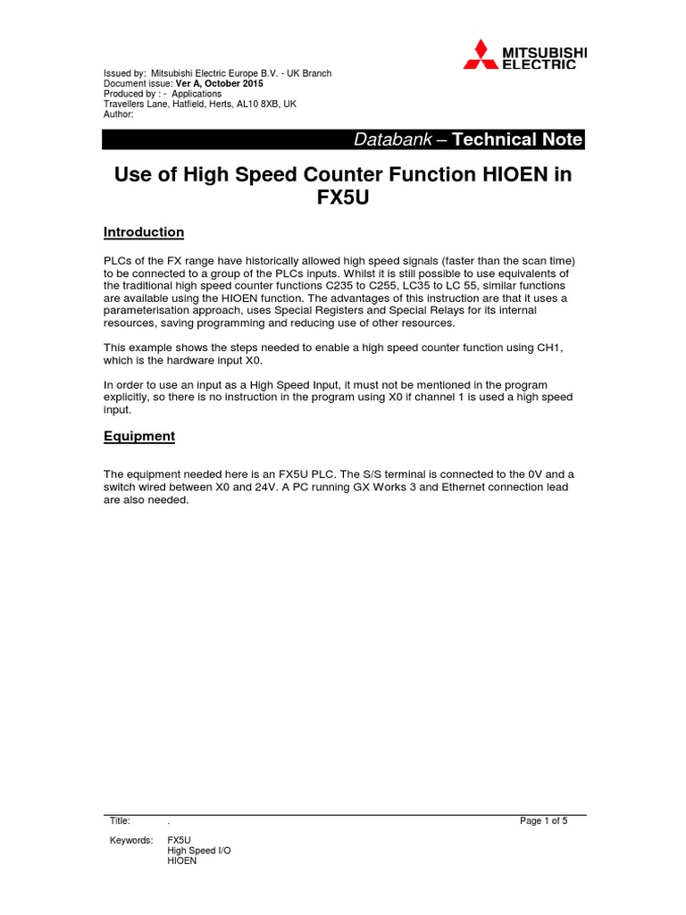 infoPLC_net_FX5-High-Speed-Counter-Function-HIOEN-in-FX5U-WITH-RESET | PDF | Programmable Logic ...