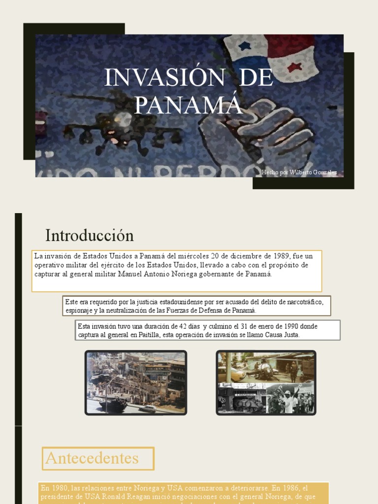 Invasión de Panamá | PDF | Panamá | Gobierno