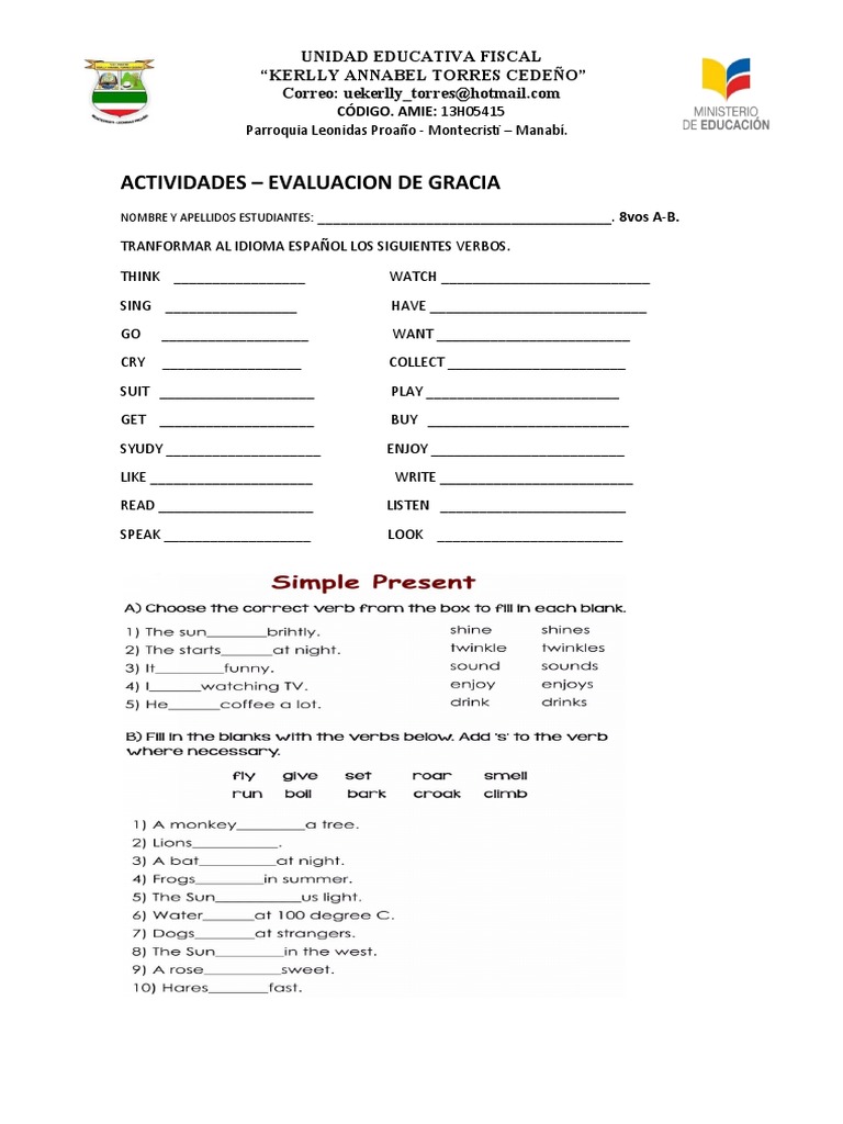 Act. Ev. Gracia 8vos 22-23 | PDF