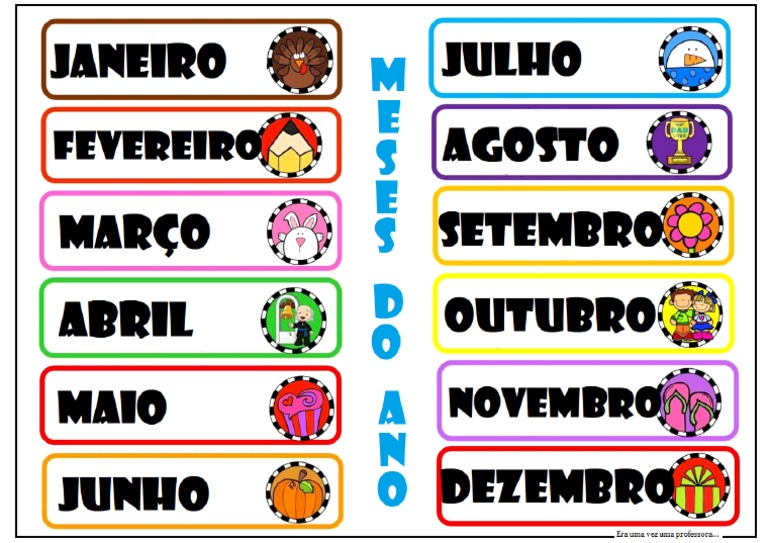 Meses Do Ano | PDF
