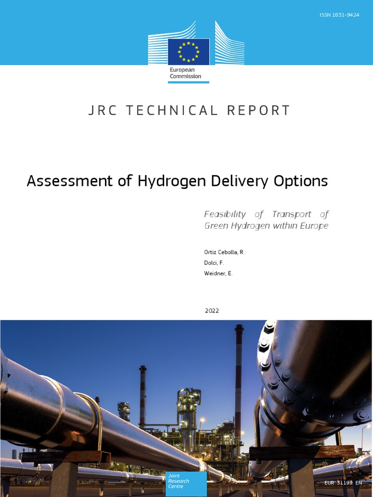 Assessment of Hydrogen Delivery Options 2022 | PDF | Hydrogen Economy ...