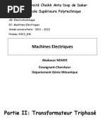 Diapo 1 - Transformateur Triphasé | PDF | Transformateur électrique | Inducteur