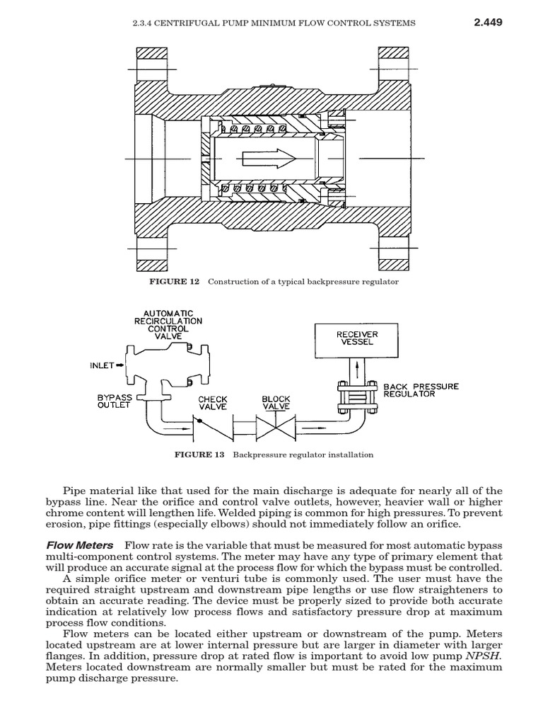 Centrifugal Pump Backpressure Control Systems | PDF