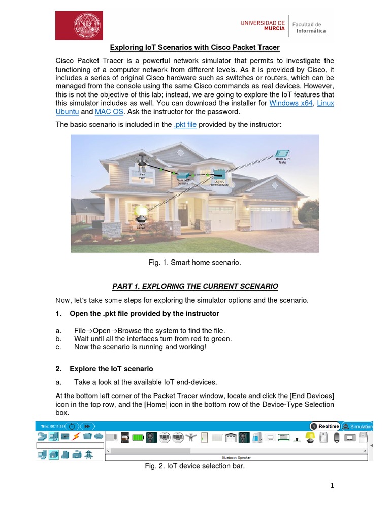 01 - Smart-Home Scenario | PDF | Internet Of Things | Wi Fi