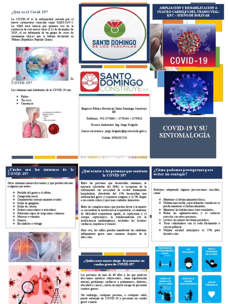 Triptico Covid 19 | PDF | Inmunología | Epidemiología