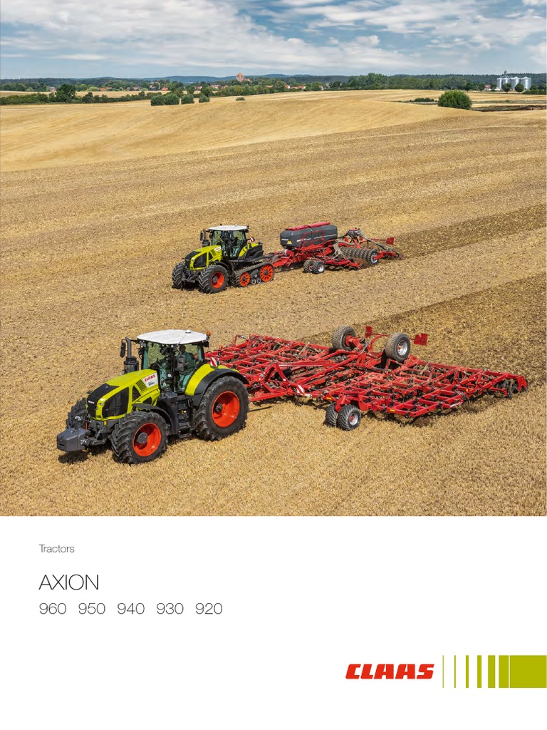 Brochure - Axion 960 920 - 0420 LR | PDF | Tractor | Turbocharger