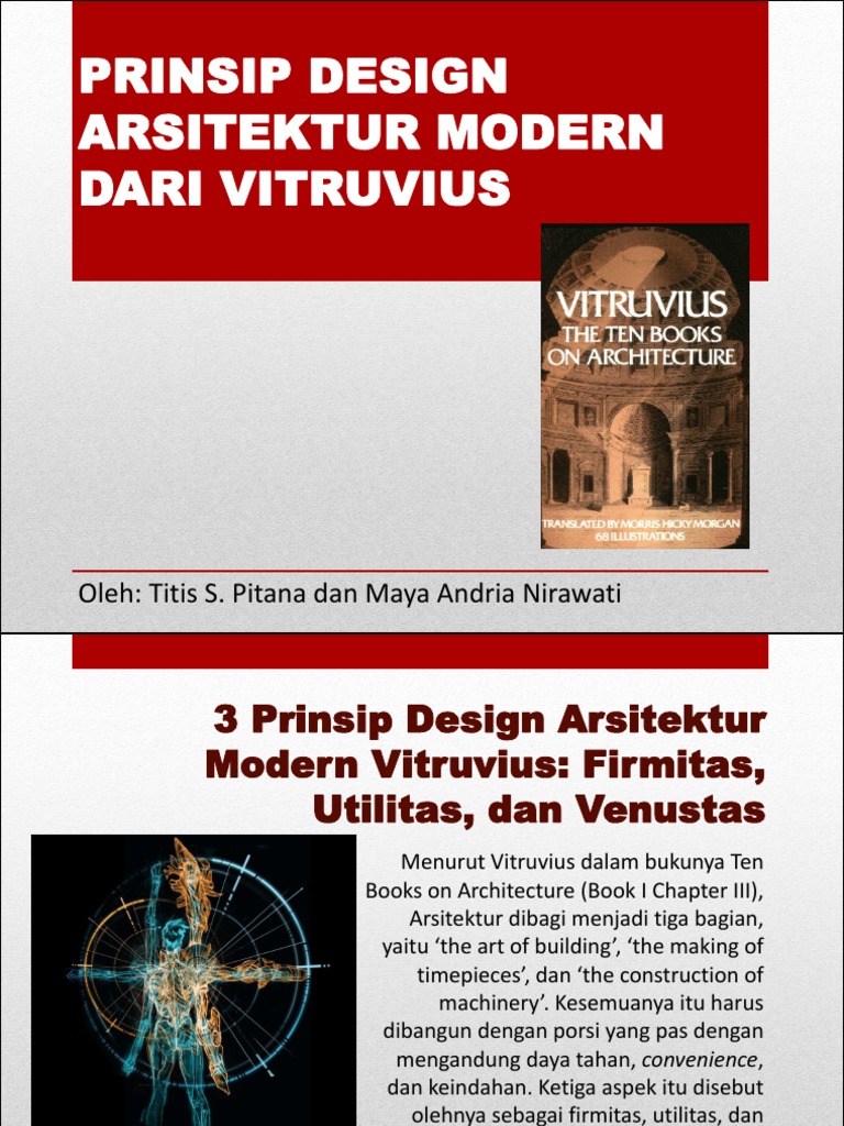 Prinsip Design Vitruvius | PDF