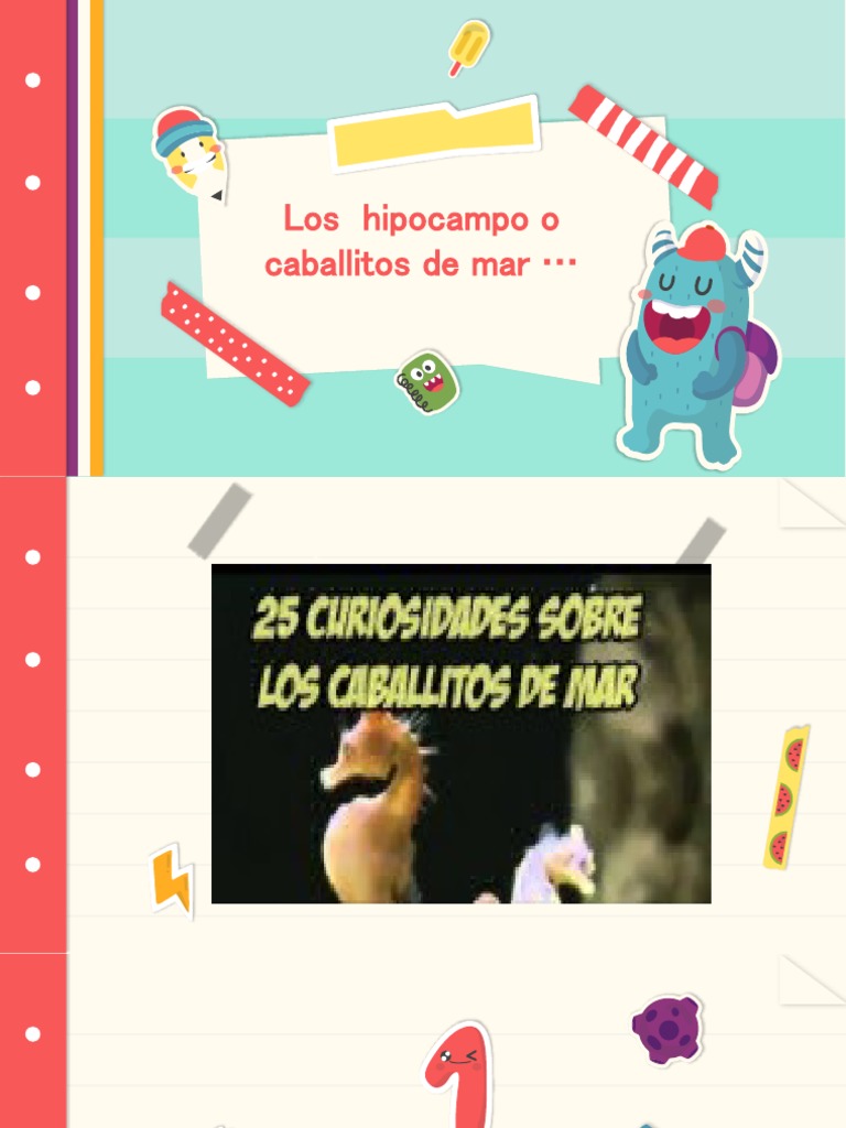 Actividad de Arte con Caballitos de Mar | PDF | Artes del Lenguaje y ...