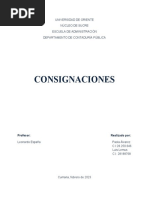 Cuadro Comparativo de Consignador y Consignatario | PDF