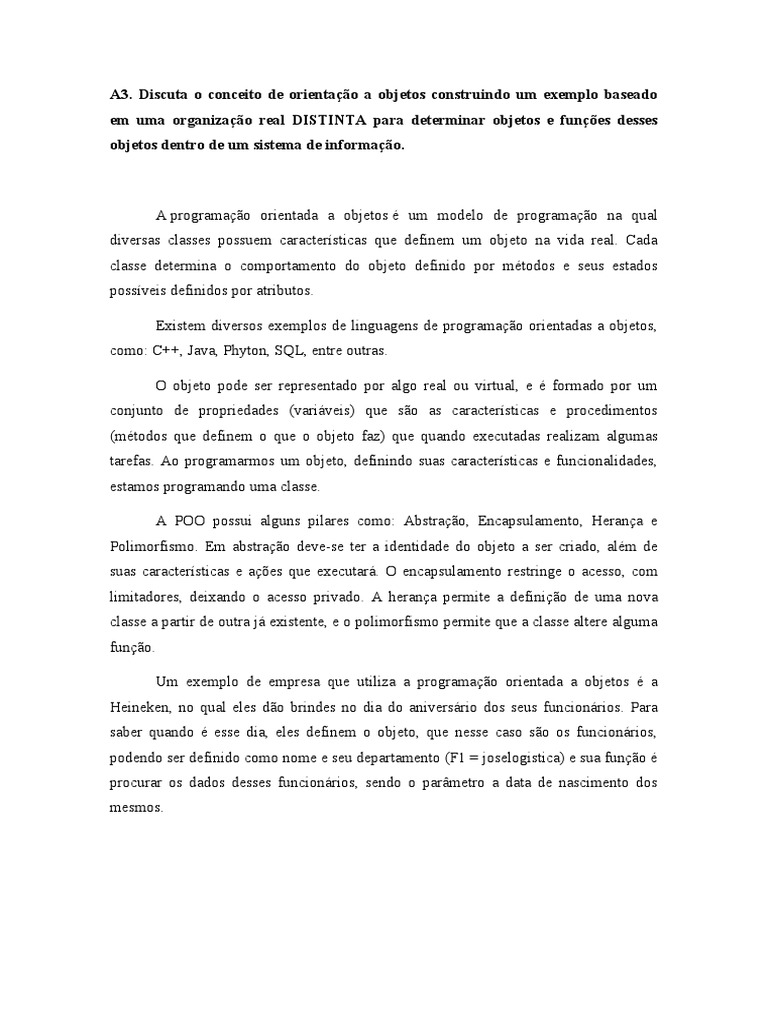 A3 - Si | PDF | Carreira e Crescimento | Arte