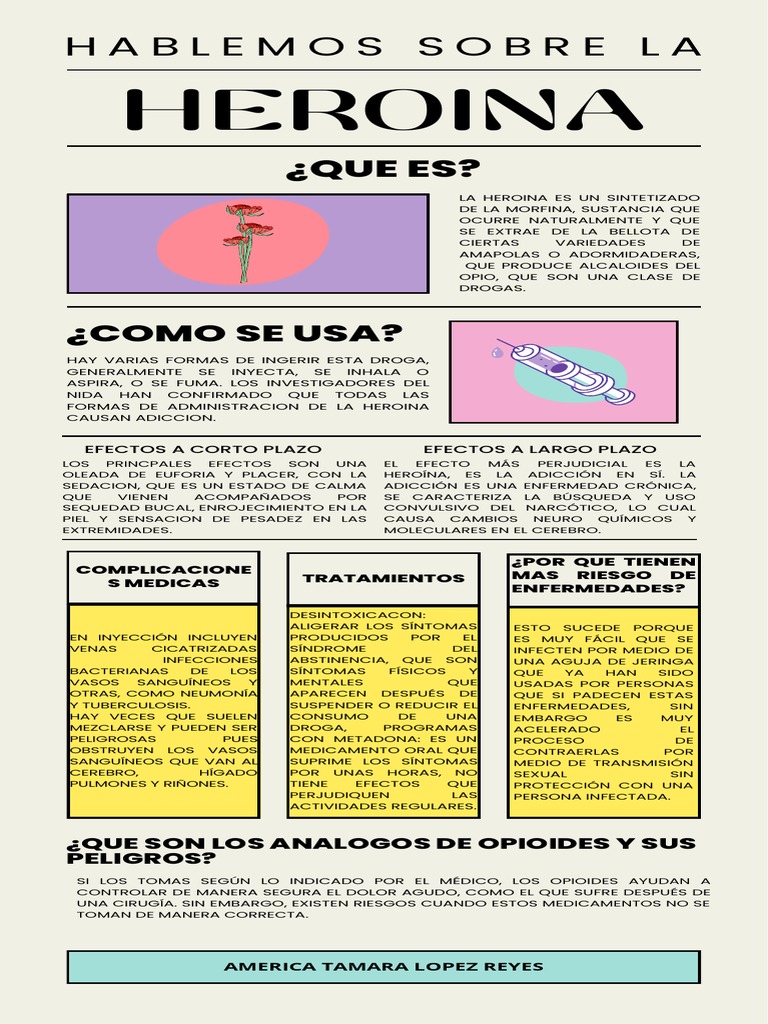 Efectos y riesgos de la heroína | PDF | Heroína | Drogas