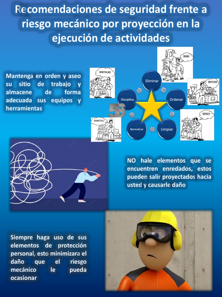 Folleto Recomendaciones de Seguridad Riesgo Mecánico | PDF