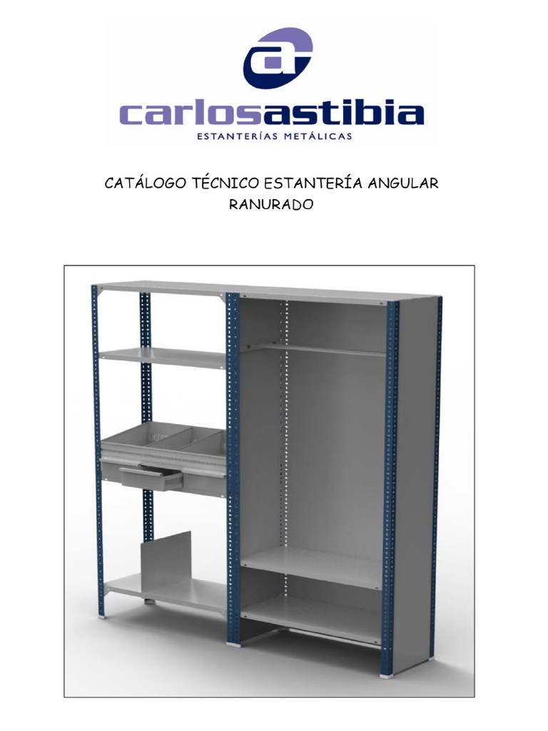 Catálogo Técnico Estantería Angular Ranurado - PDF | PDF