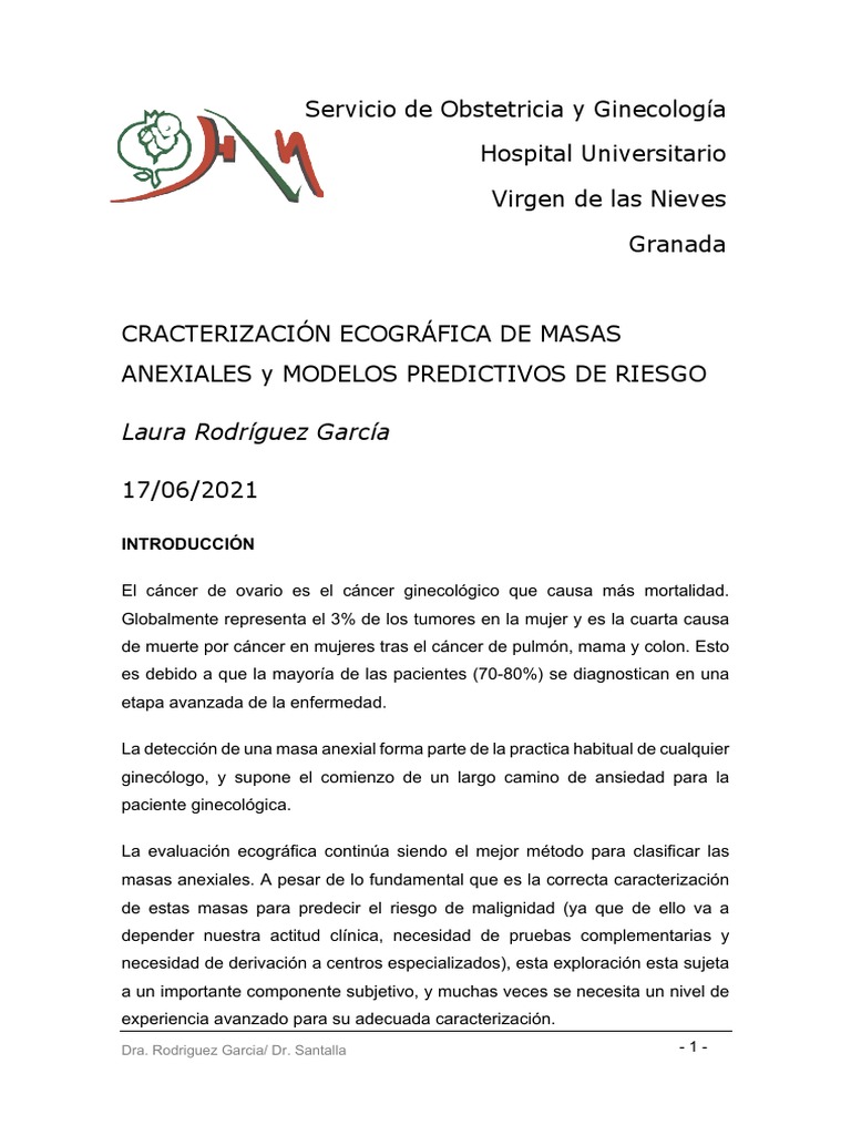 Criterios Iota Ecografia Ginecologica | PDF | Cáncer | Ovario