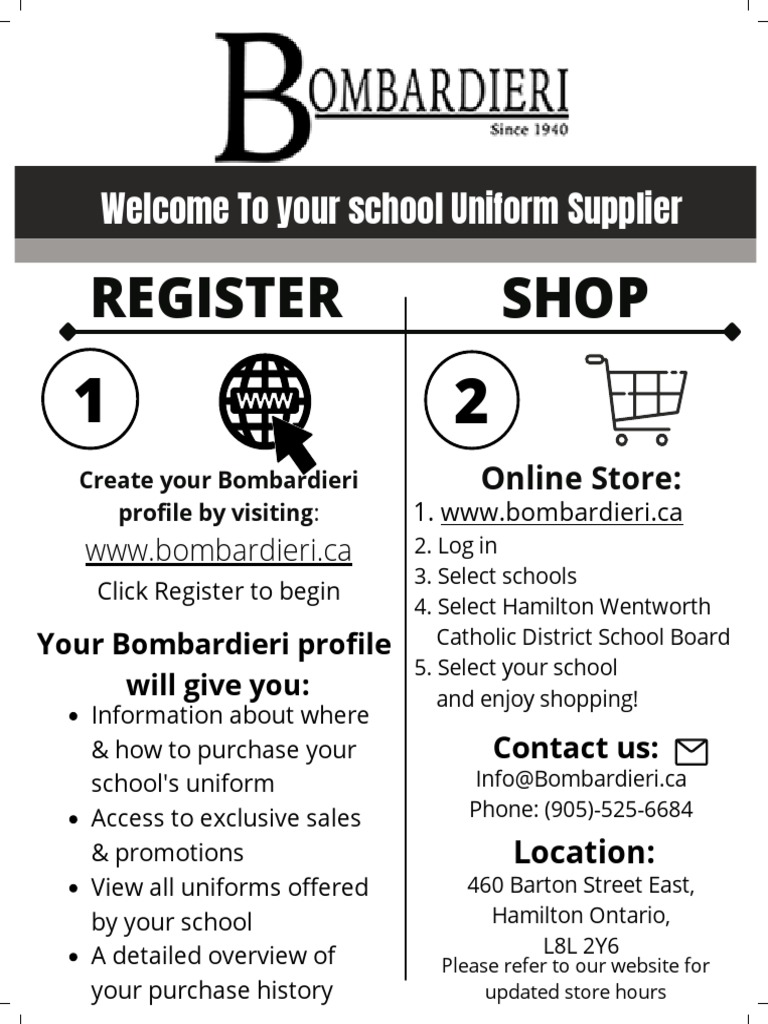 Bombardier Newsletter 2022-2023 Uniform Guide | PDF