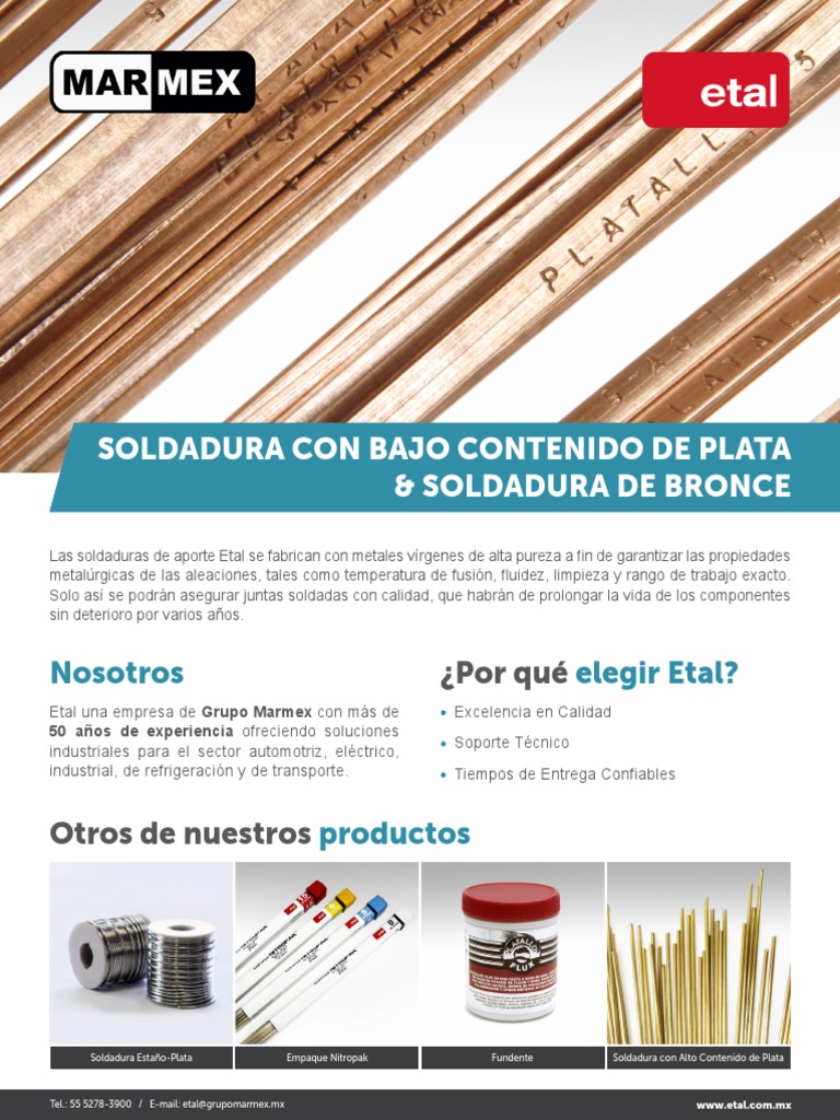 Soldadura de Bronce - 2018 | PDF | Cobre | Construcción