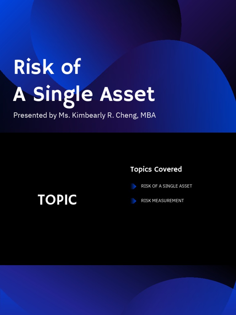 Analyzing Single Asset Risk Factors | PDF | Coefficient Of Variation ...