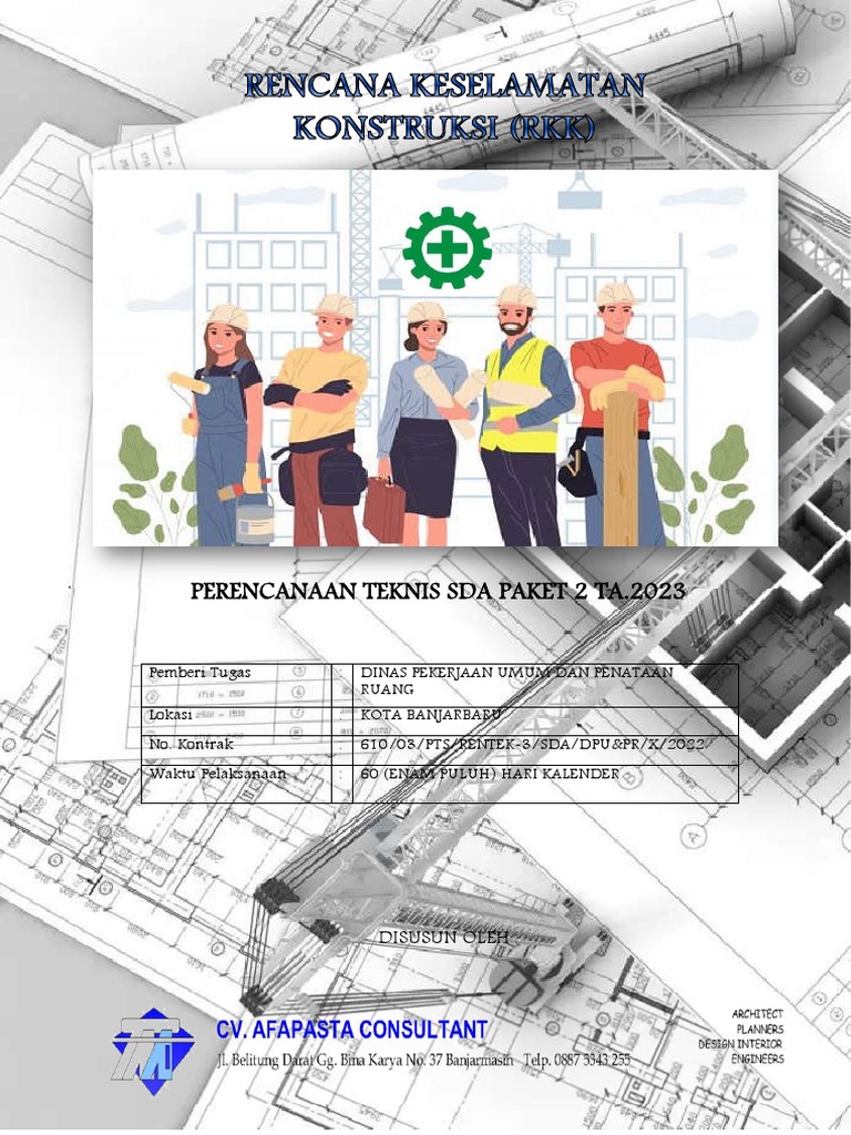 RKK K3 Perencanaan Teknis Sumber Daya Air SDA Paket 2 | PDF