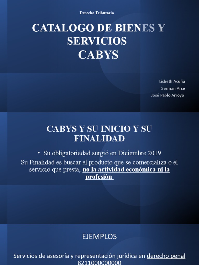 Catalogo de Bienes y Servicios-1 | PDF | Economias