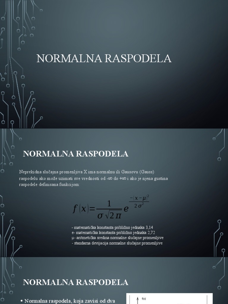 Normalna Raspodela | PDF