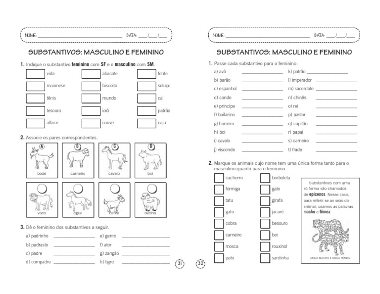Masc e Fem | PDF | Biologia