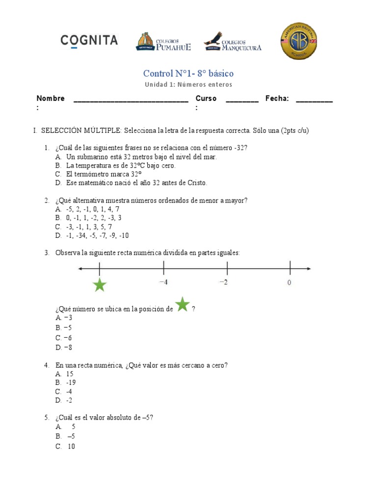 Control N°1 - U1 | PDF