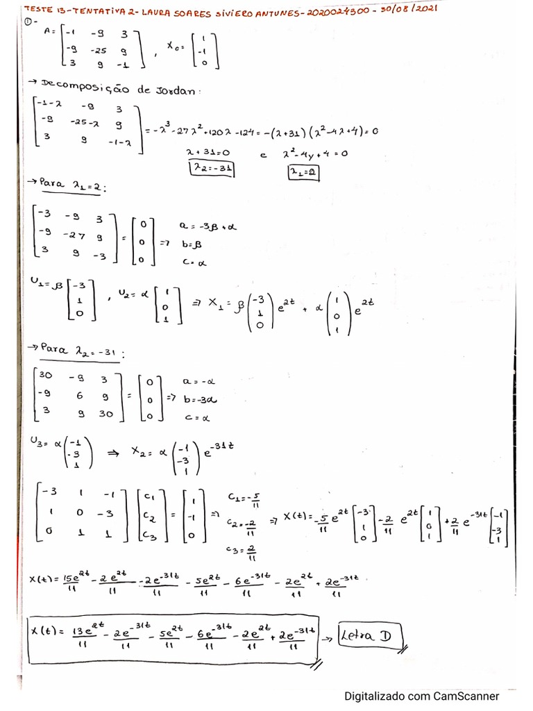 Teste 13 - Tentativa 2 | PDF