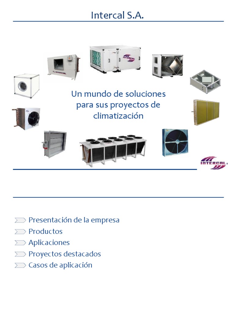 1 Intercal HVAC 2021 | PDF | Automatización de edificios | Tecnologías ...