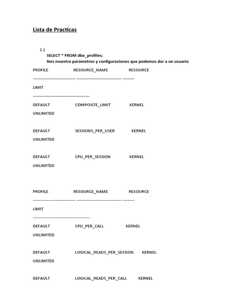 Lista de Practicas4 | PDF | User (Computing) | Control (Social And Political)