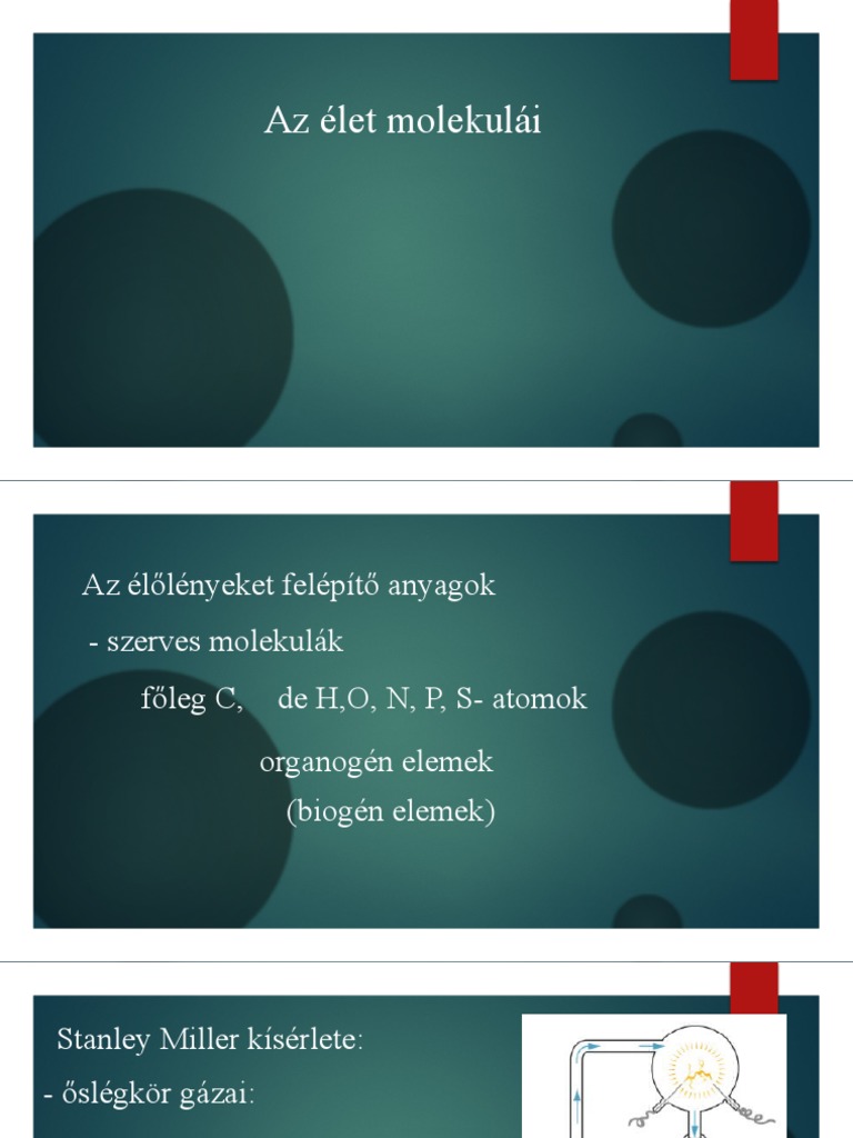 Az Élet Molekulái | PDF