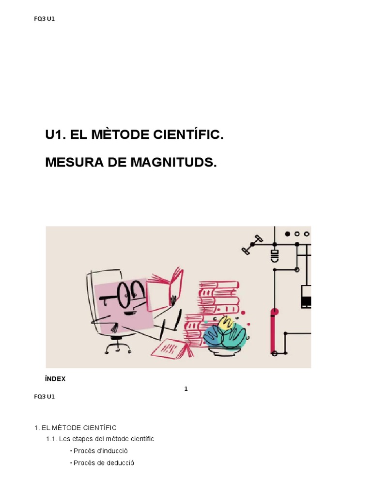 U1. El Mètode Científic. Mesura de Magnituds APUNTS | PDF
