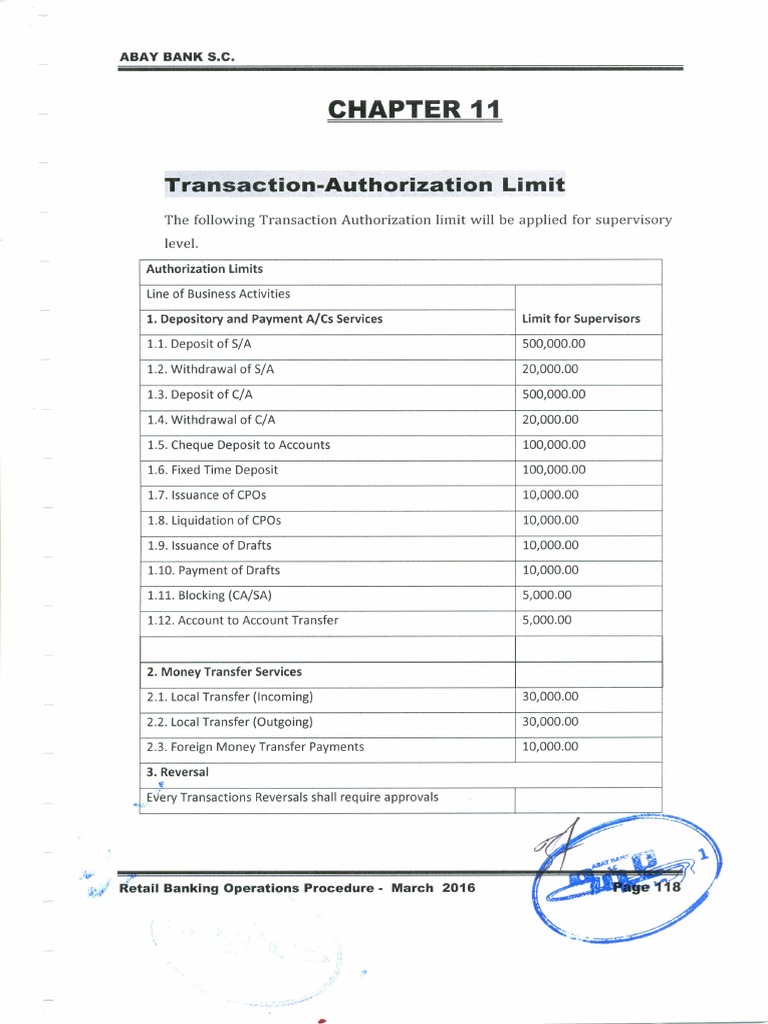 Retail Banking Operation Procedure Part 2 | PDF