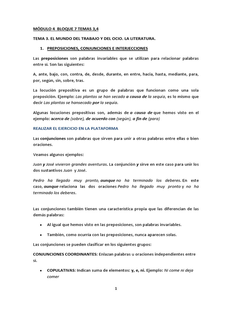 Módulo 4 Bloque 7 Temas 3,4 | PDF | Poesía | Prosa