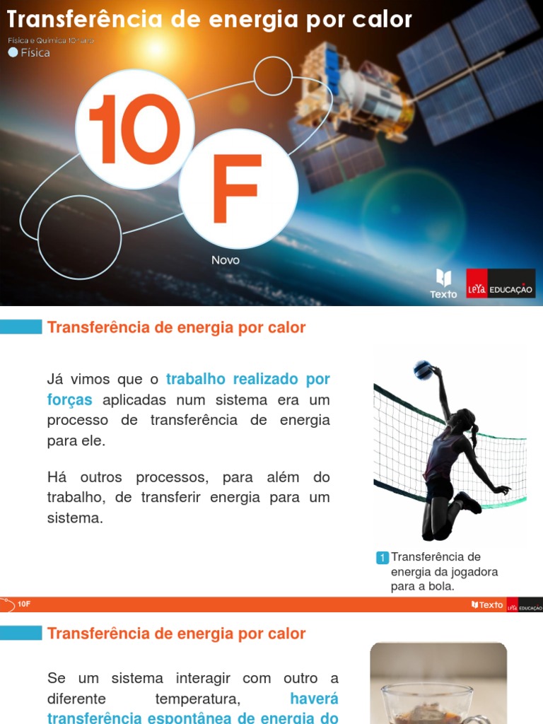 Transferências de Energia Por Calor | PDF | Calor | Temperatura