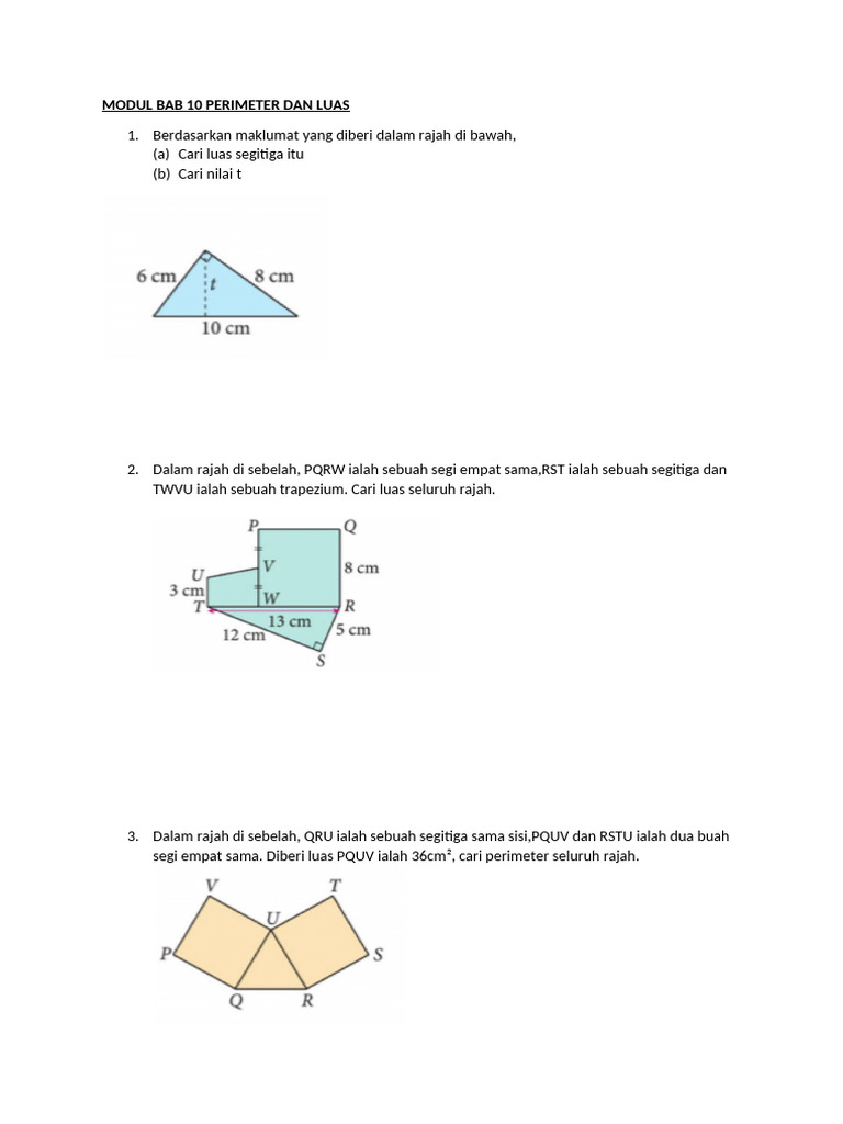 Modul Matematik Tingkatan 1 | PDF