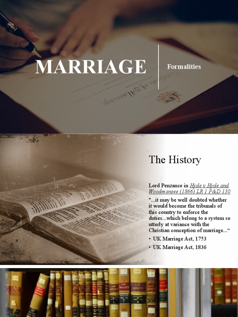 (L3) Marriage - Formalities | Download Free PDF | Marriage License | Marriage